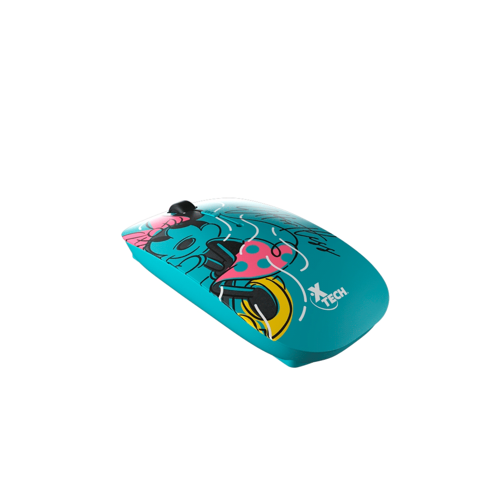 MOUSE XTECH WIRELESS XTM-D340MM MINNIE MOUSE 1600DPI/4 BOT/TURQUESA ...
