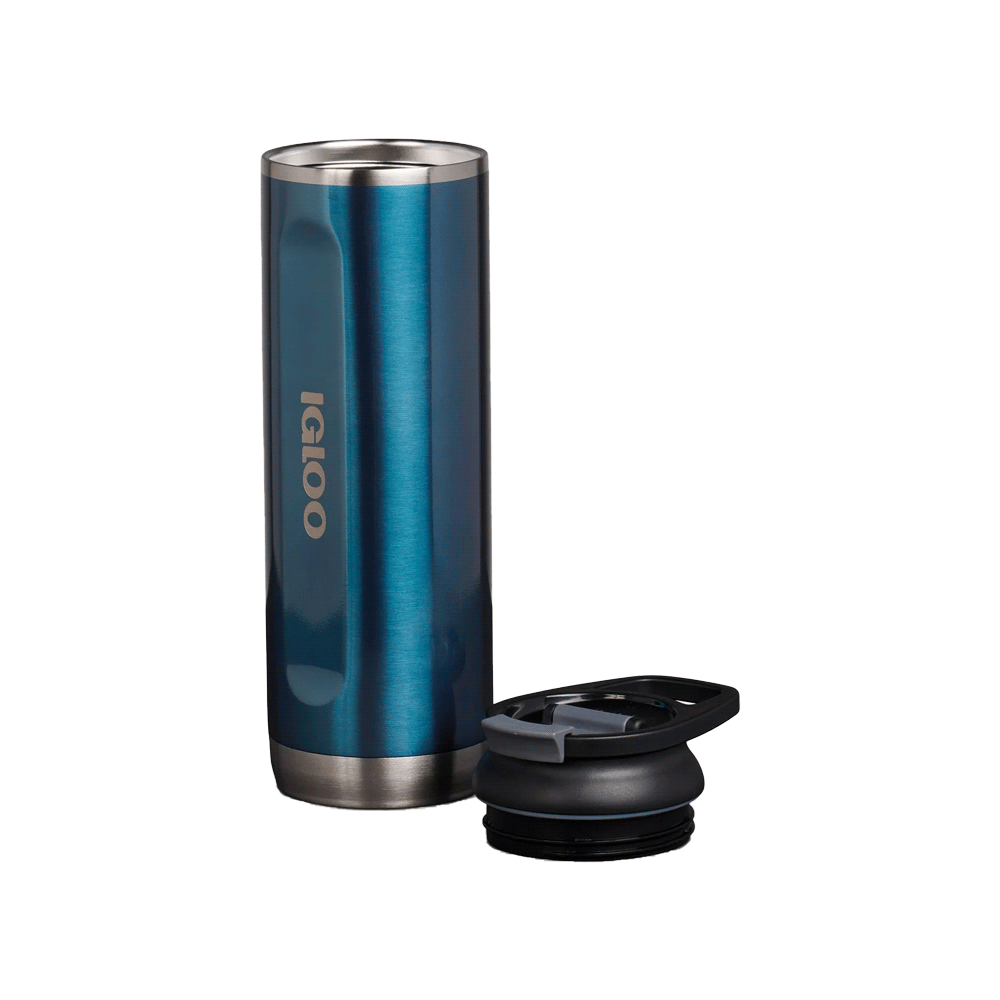 BOTELLA TERMICA IGLOO 600ML AZUL MODERNO C/TAPA 71074 - Sispar ...