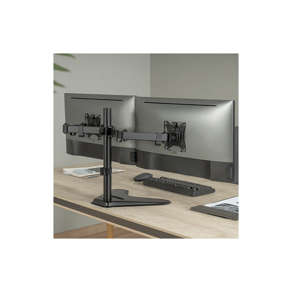 SOPORTE P/2MON FTX FTX66-T024 17" A 32" 9KG/ART/INC45°/GIR90°/ROT180 ...